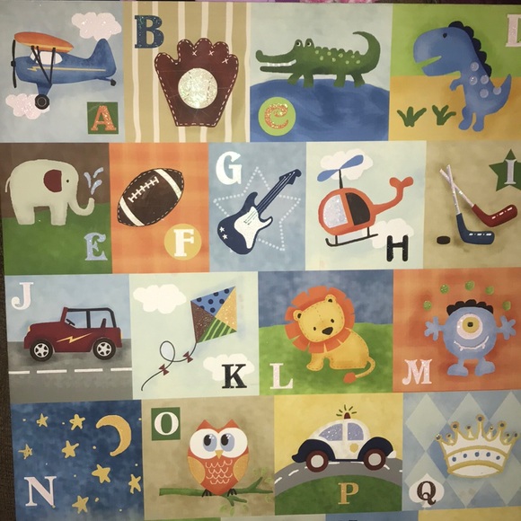Wall Decor | Alphabet Canvas | Poshmark